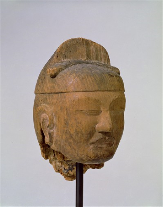 956 - Head of a male Shinto deity - Sainsbury Centre