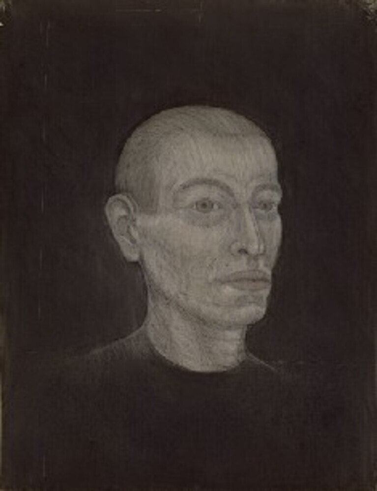 RLS 32 - Three-quarter Head (Black Background) - Sainsbury Centre