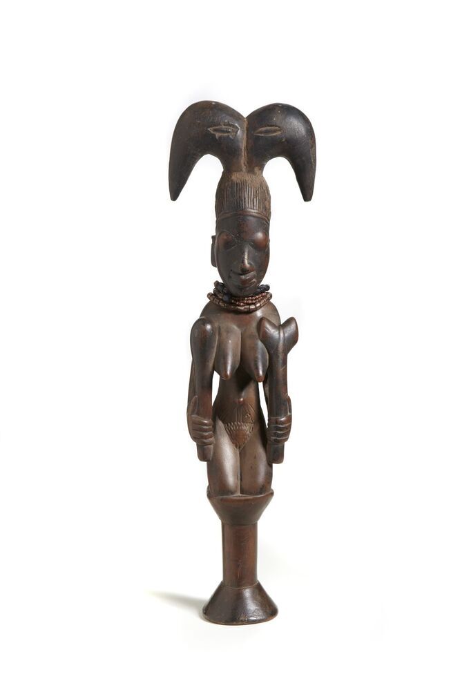 227 - Shango staff in the form of a woman - Sainsbury Centre