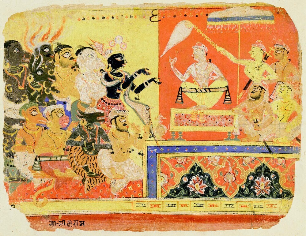 540 - Raja Kansa orders demons to harass members of the Yadu lineage ...