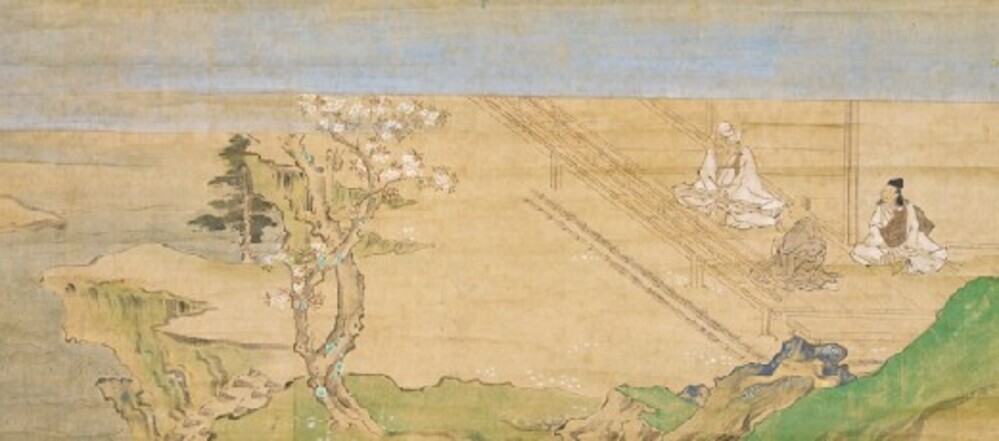 688 - Section from a hand scroll: The Tale of Saigyo - Sainsbury Centre