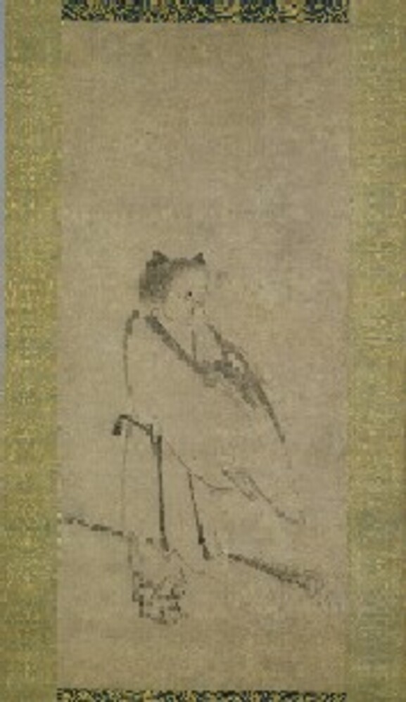 855 - Portrait of the Zen acolyte Jittoku - Sainsbury Centre