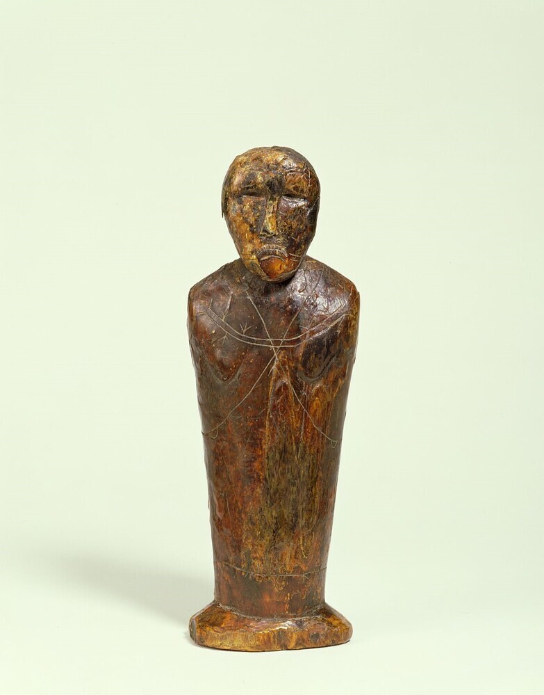 1108 - Carved ivory human figurine - Sainsbury Centre