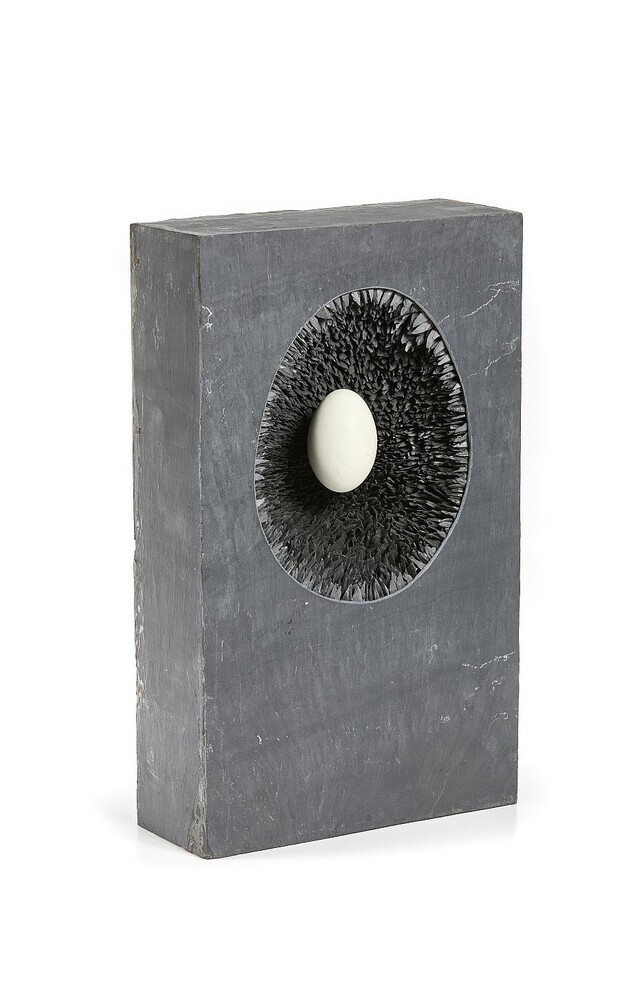1349 - Slate box with egg - Sainsbury Centre