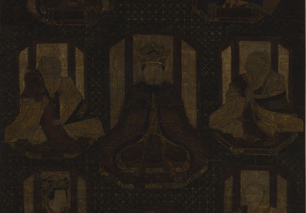 1220 - Syncretic Shintō-Buddhist Mandala of Sannō Deities (Sannō honji ...